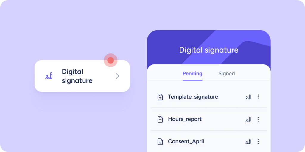 Your team can now sign documents from the mobile app! | Sesame News
